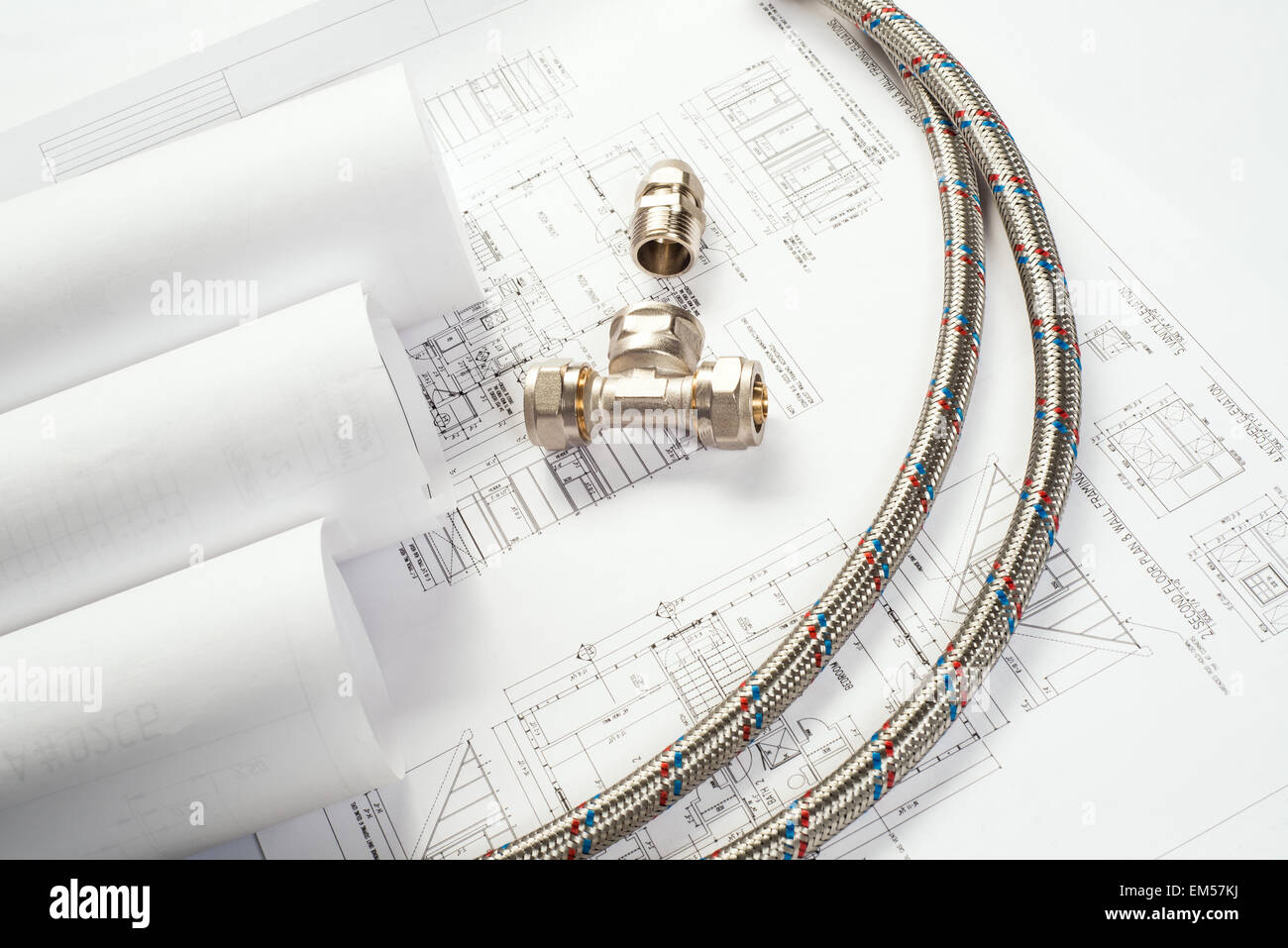 House plumbing scheme hi-res stock photography and images - Alamy