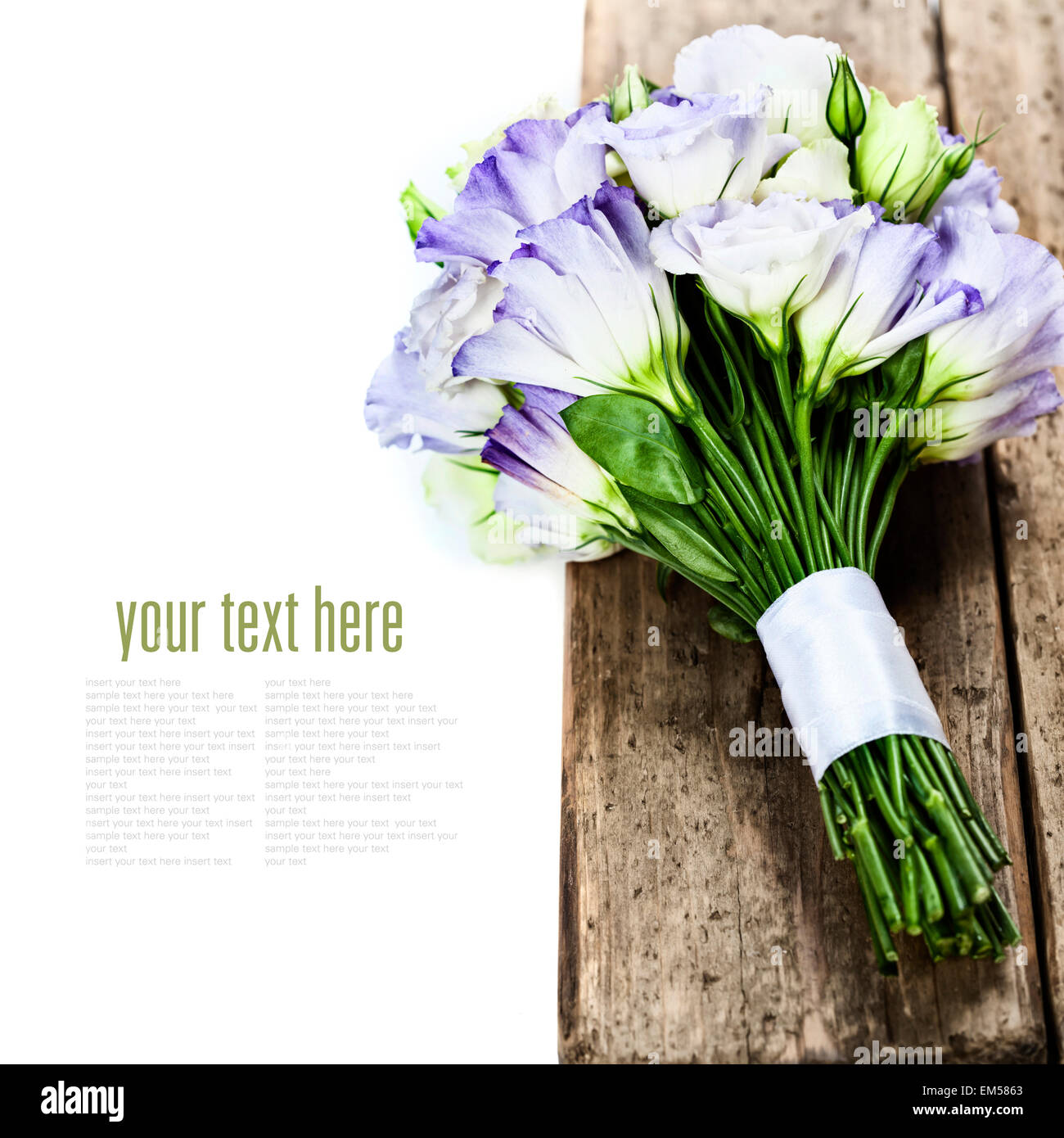 Beautiful white eustoma flowers hi-res stock photography and images - Alamy