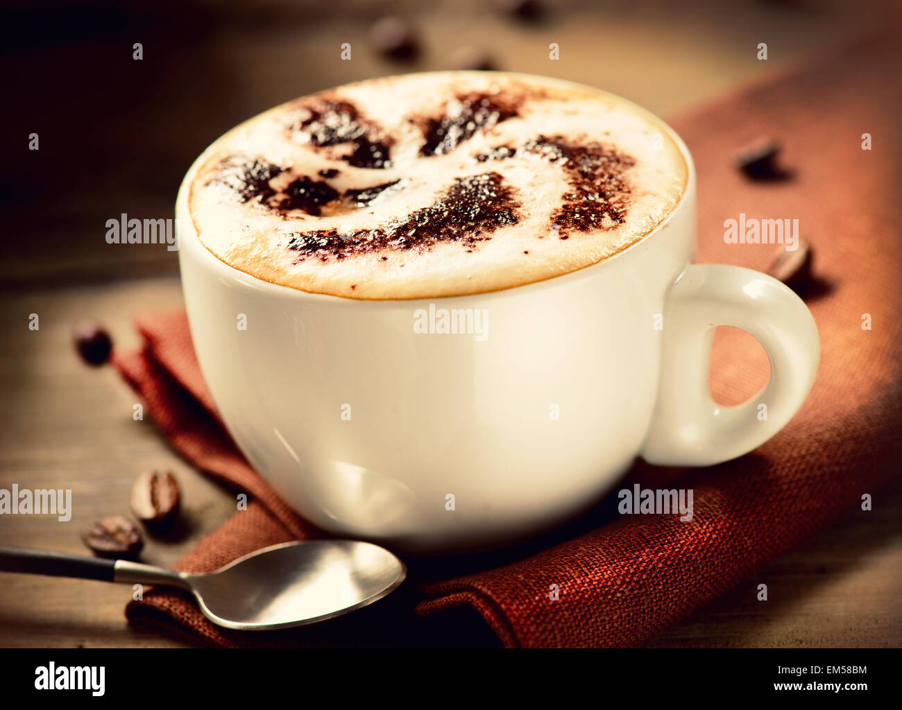 Cappuccino cup cappuccino coffee hi-res stock photography and images ...