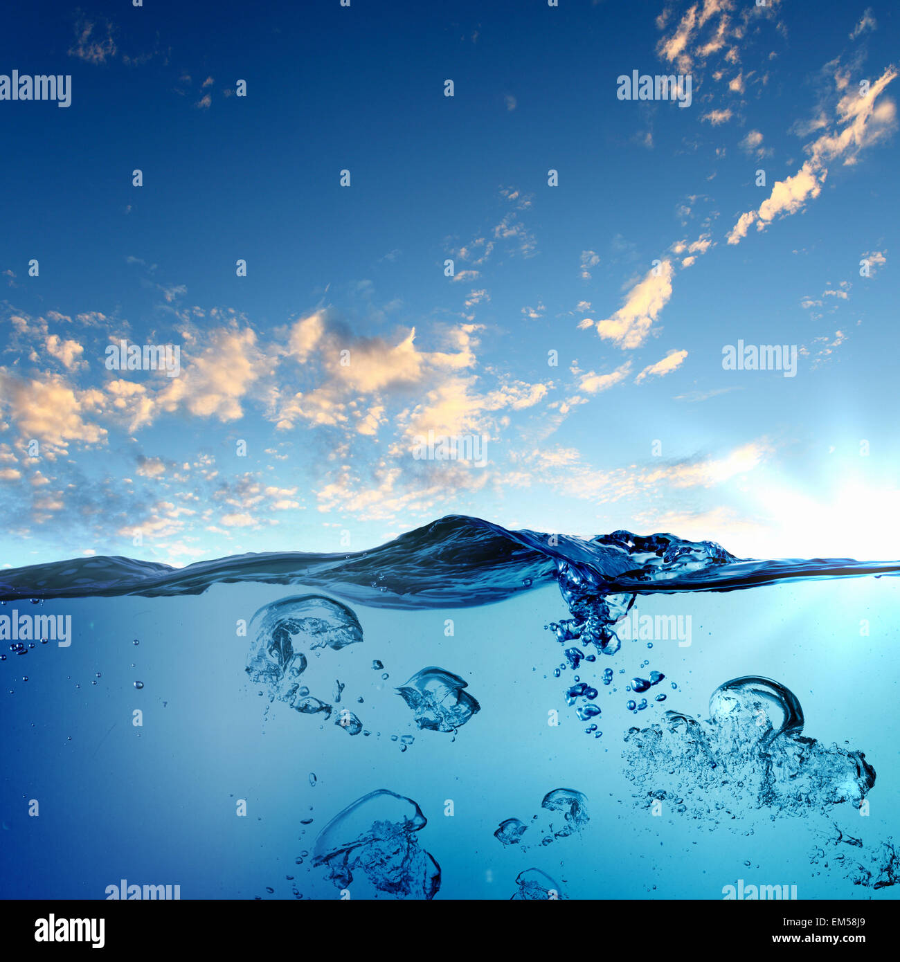 Wave bubbles hi-res stock photography and images - Alamy