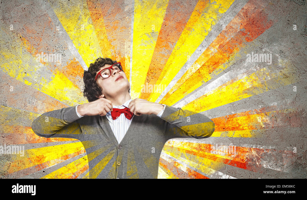 Young joyful man Stock Photo - Alamy