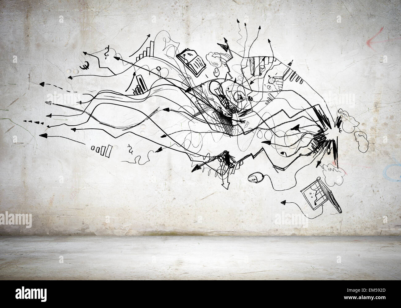 Sketch background image Stock Photo - Alamy