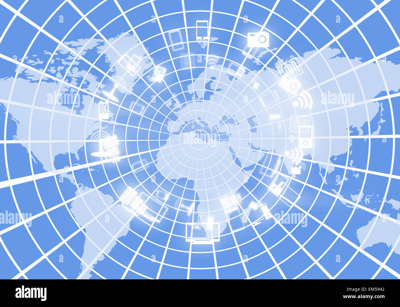 Digital globe image Stock Photo - Alamy