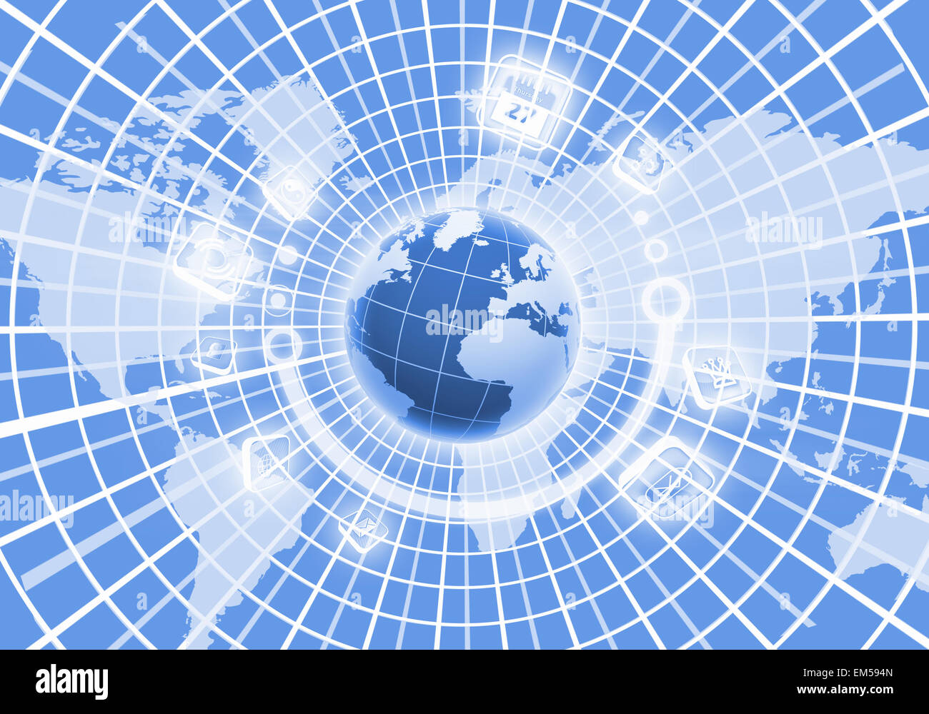 Digital globe image Stock Photo - Alamy