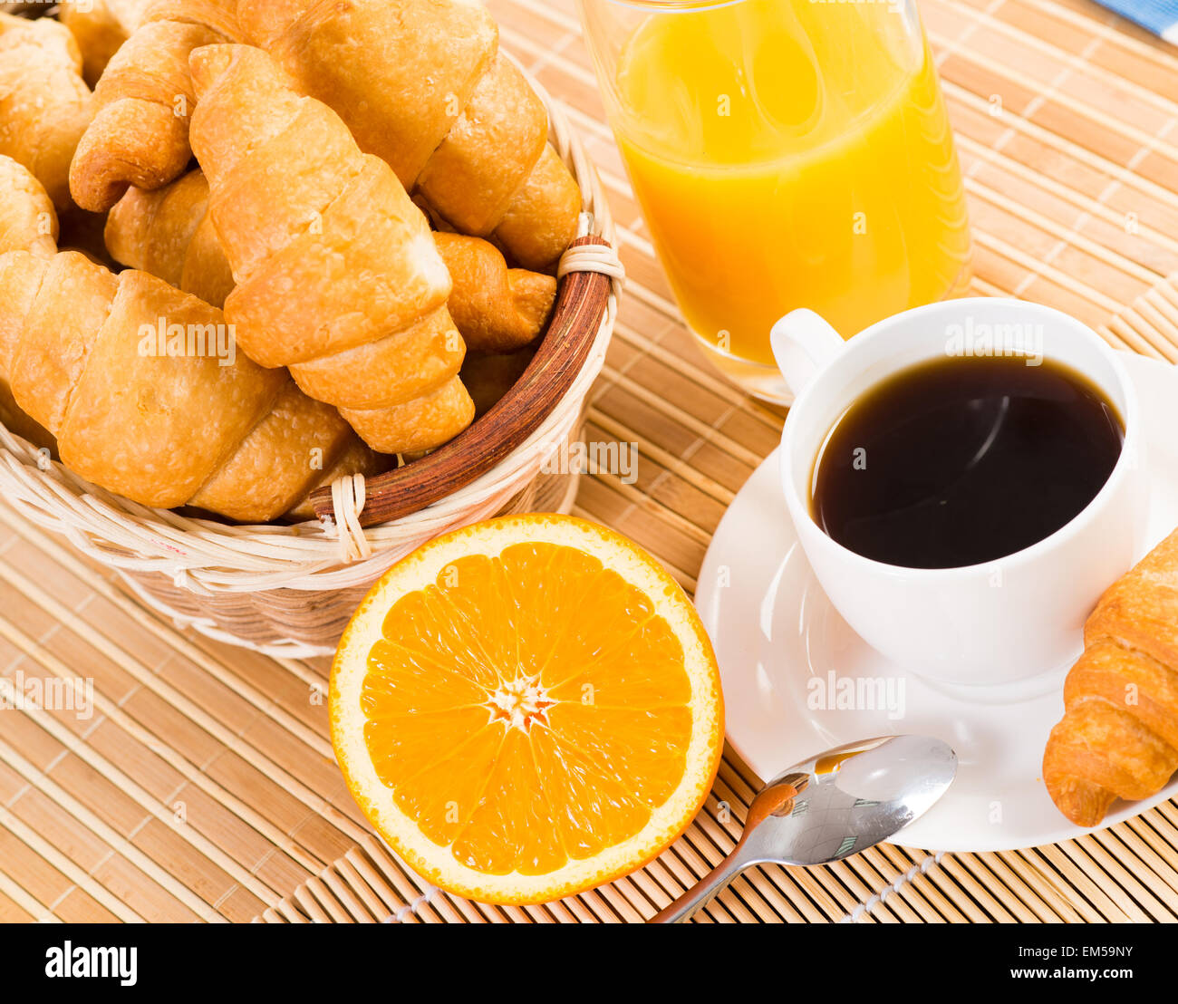 Early breakfast strawberries hi-res stock photography and images - Alamy