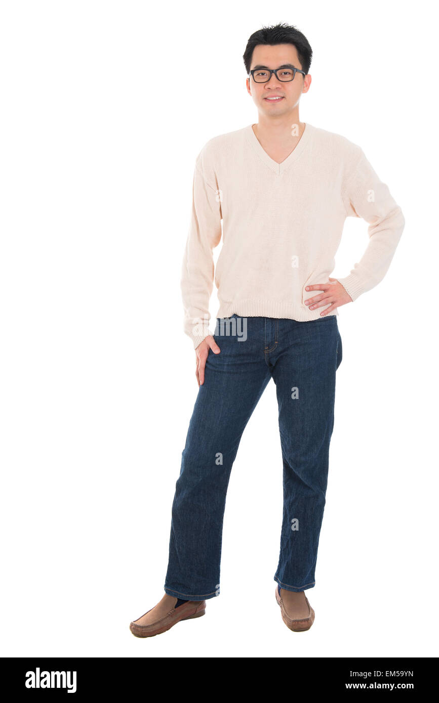 Casual Asian man Stock Photo - Alamy