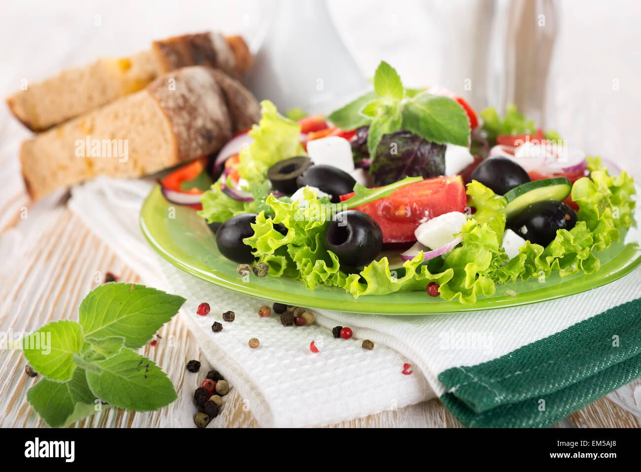 Colorful vegetable salad Stock Photo - Alamy