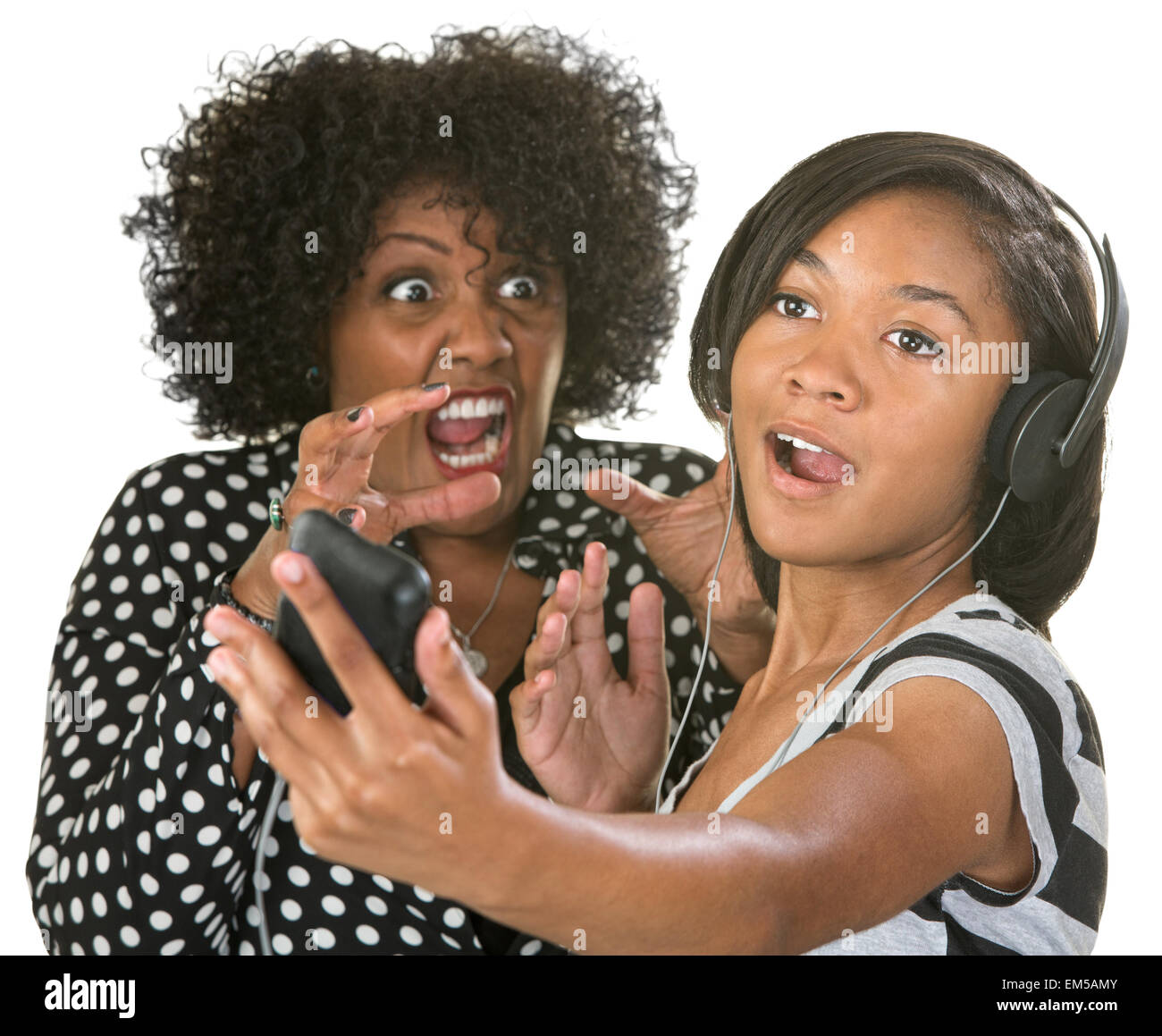 Mad at Loud Person Stock Photo - Alamy