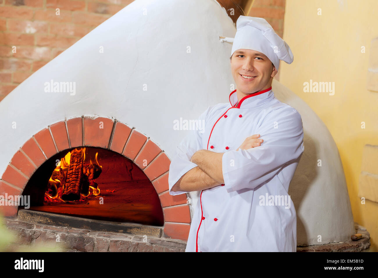 Young male cook Stock Photo - Alamy