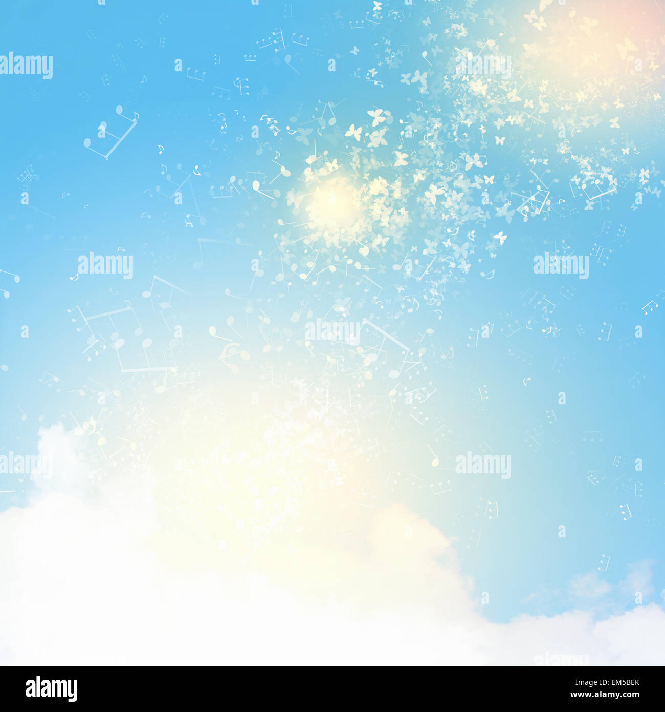 Clear summer sky Stock Photo - Alamy