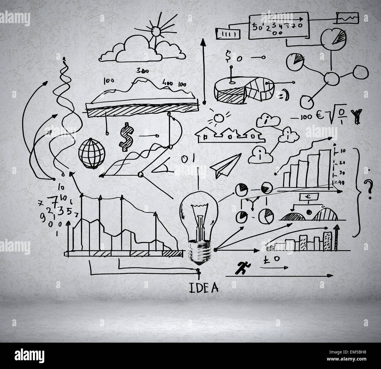 Business ideas sketch Stock Photo - Alamy