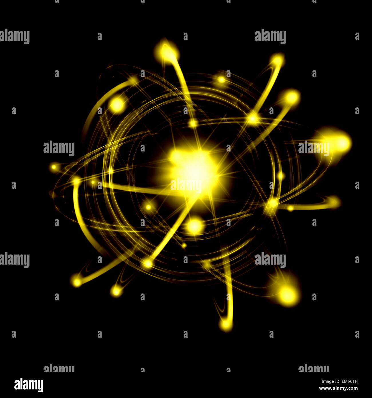 Model of an atom electrons hi-res stock photography and images - Alamy