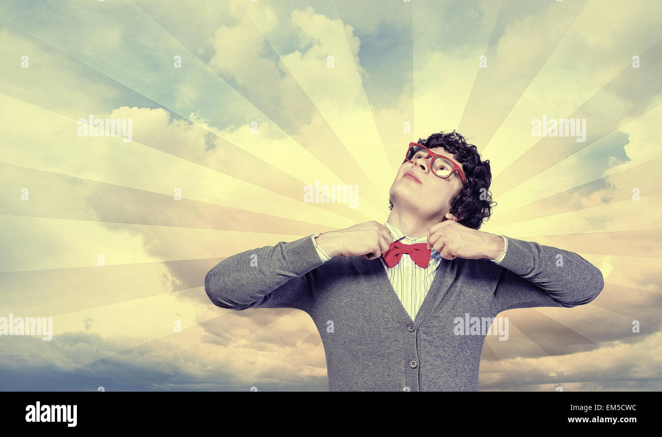 Young joyful man Stock Photo - Alamy