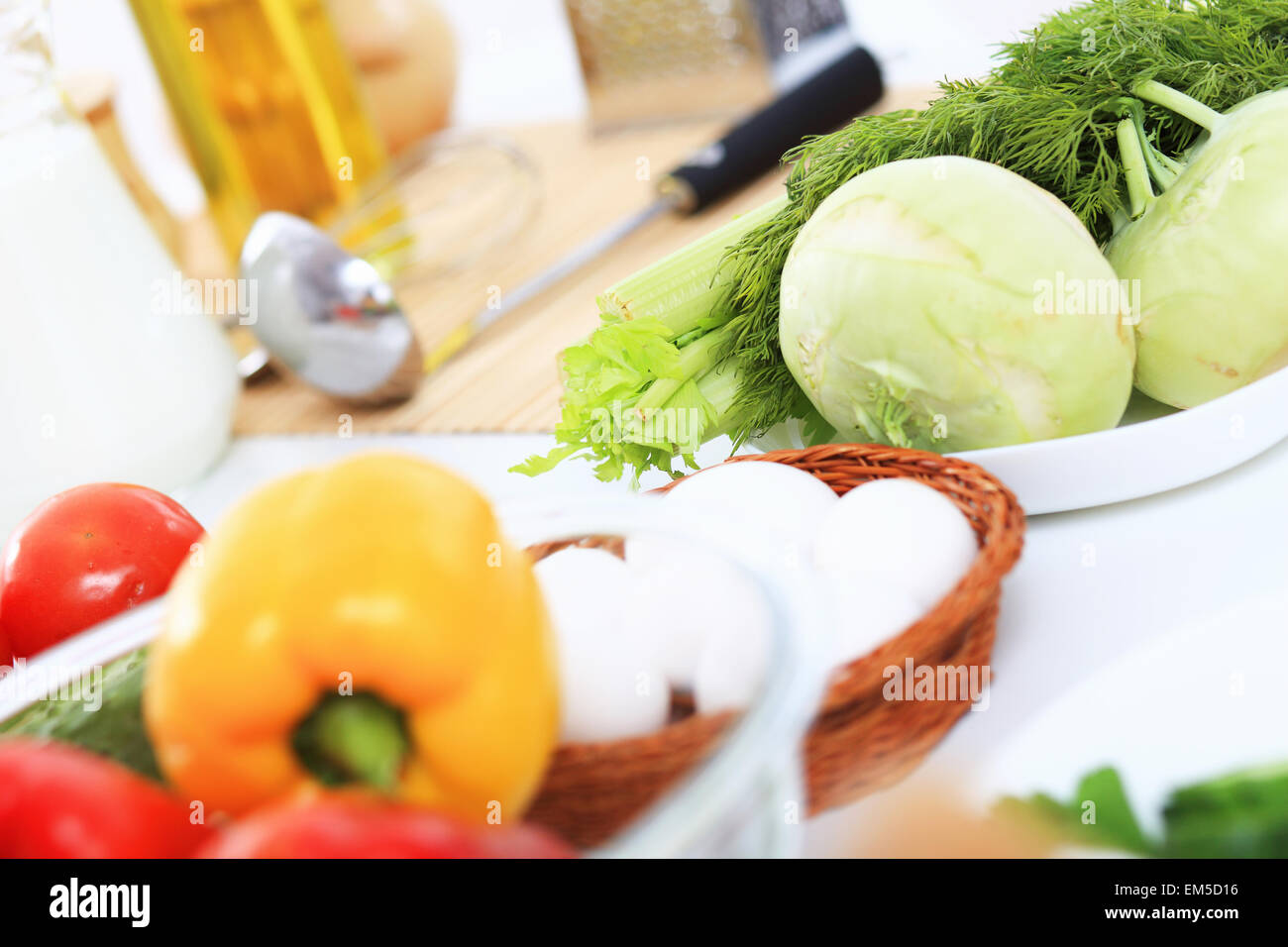 Fresh healthy food Stock Photo - Alamy