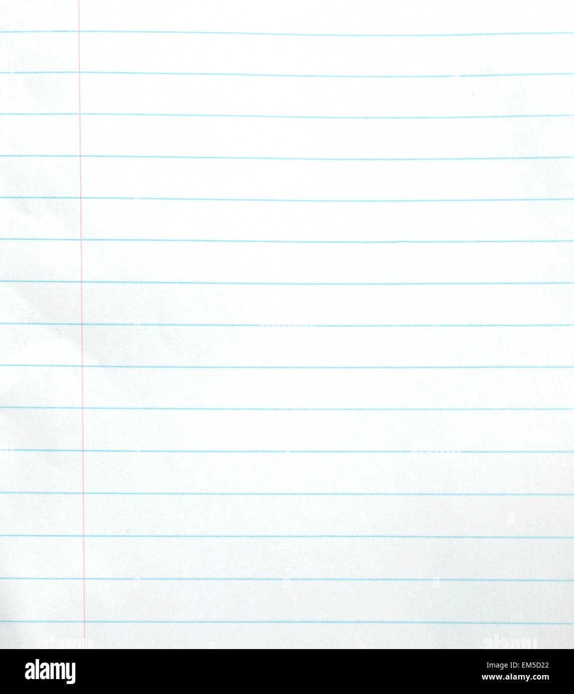 Blank lined notebook paper background or textured Stock Photo - Alamy