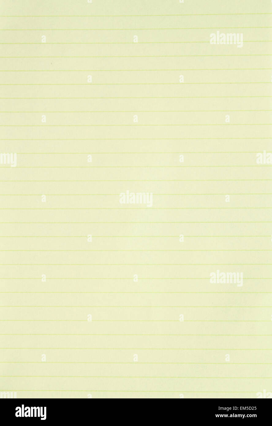 Blank yellow lined paper background or textured Stock Photo - Alamy