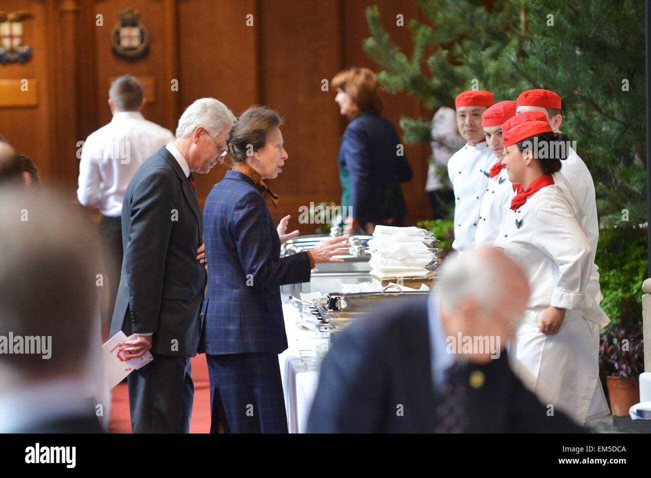 Guildhall, London, UK. 16th April 2015. The Princess Royal, Princess ...