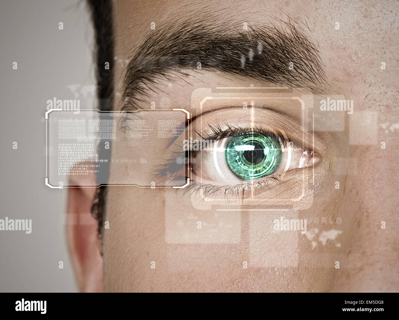 Identification of eye Stock Photo - Alamy