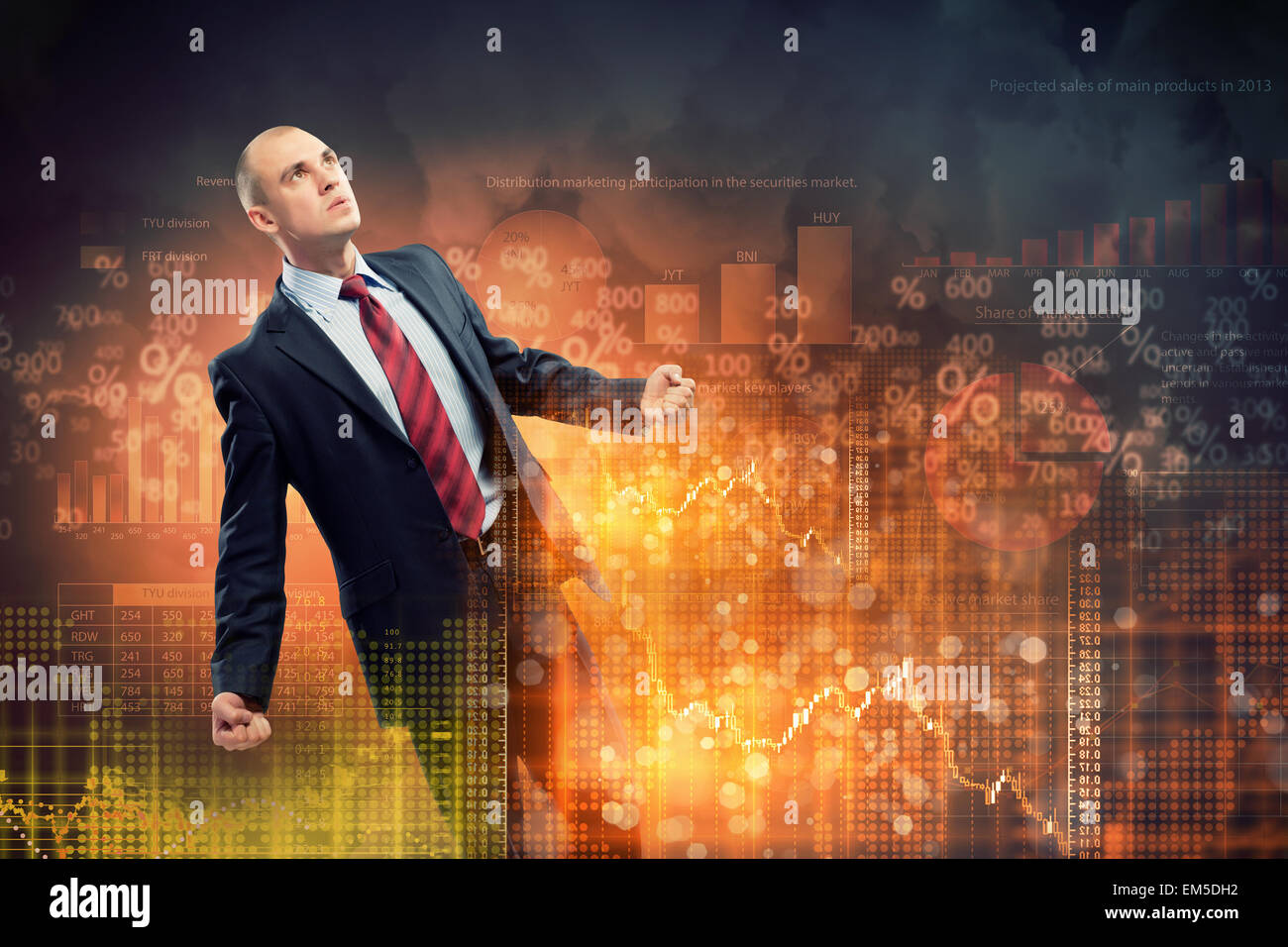 Businessman in anger Stock Photo - Alamy