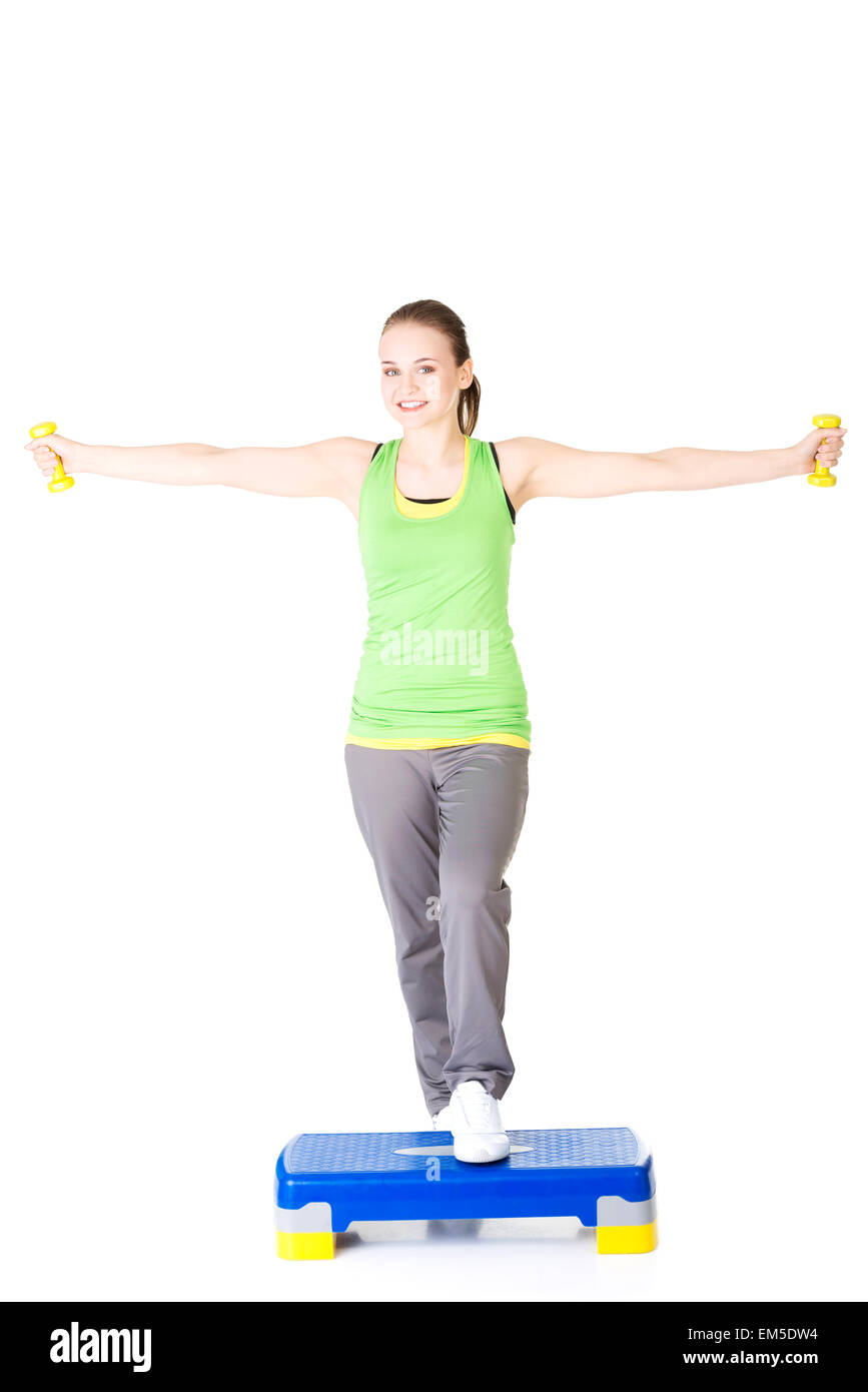 Stepper fitness training hi-res stock photography and images - Alamy