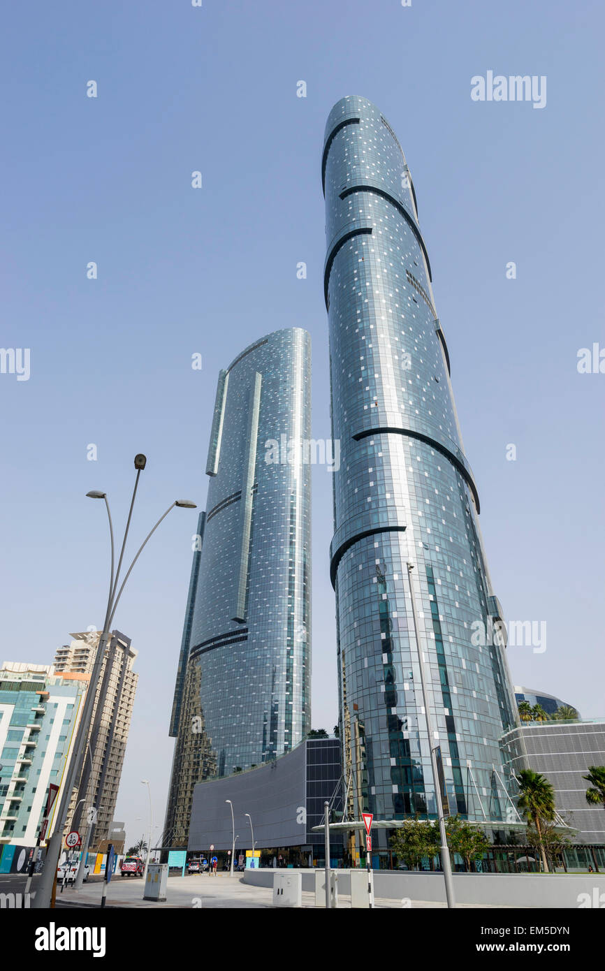 New Sun and Sky Towers apartment skyscrapers on Al Reem Island in Abu ...