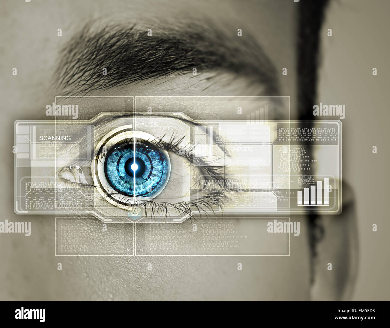 Identification of eye Stock Photo - Alamy