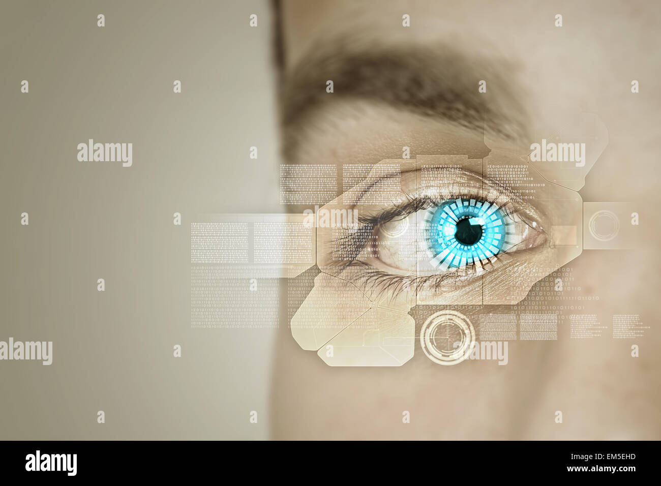 Identification of eye Stock Photo - Alamy