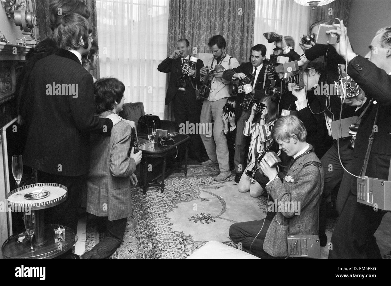 Sgt pepper's band Black and White Stock Photos & Images - Alamy