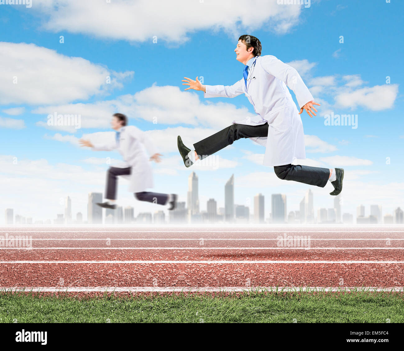 Funny guy running hi-res stock photography and images - Alamy