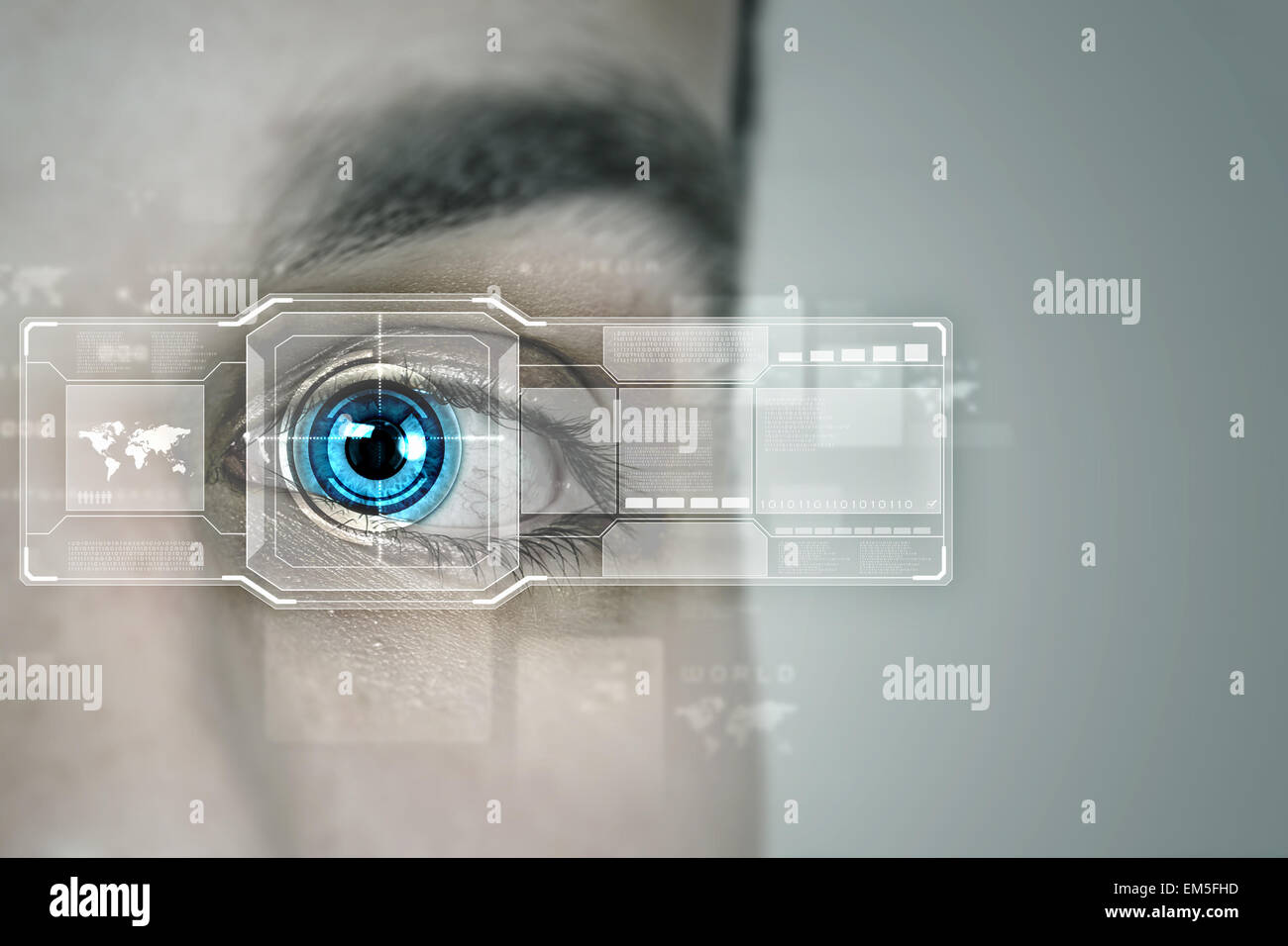 Identification of eye Stock Photo - Alamy