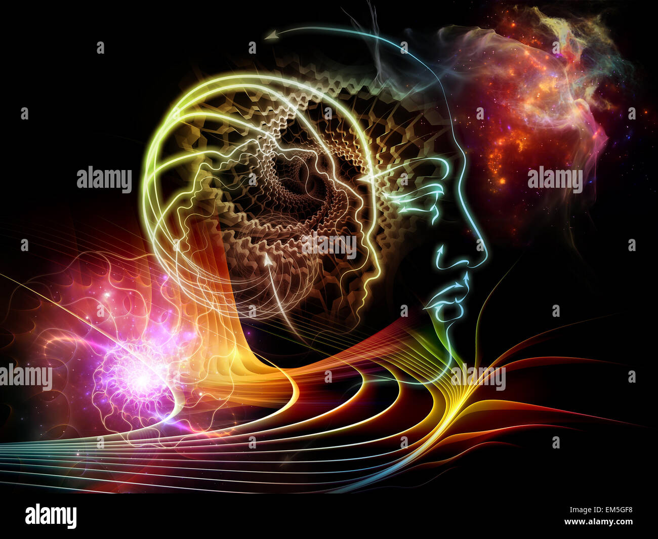 Inner Life of Human Mind Stock Photo - Alamy