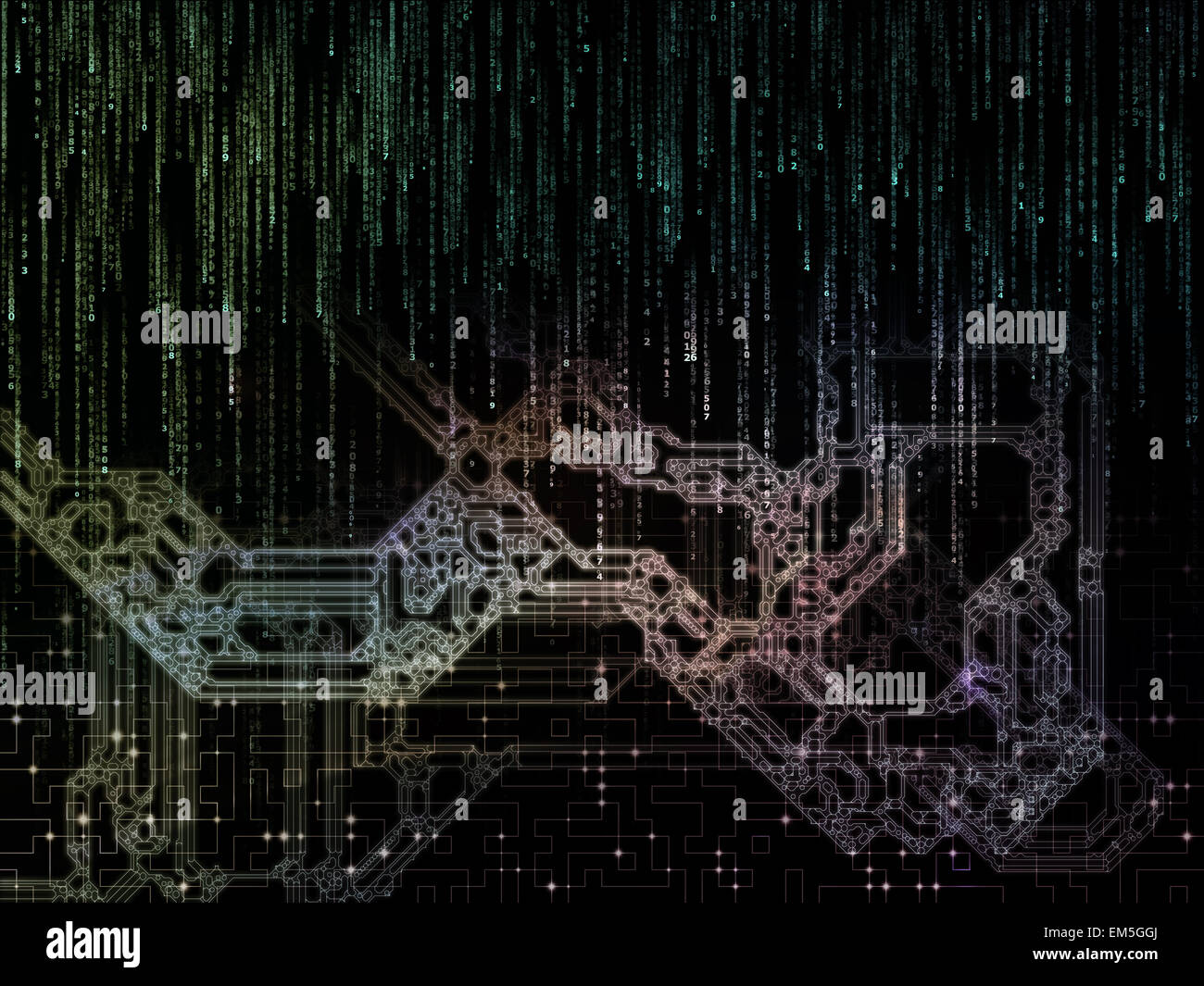 Virtualization of Space Division Stock Photo - Alamy