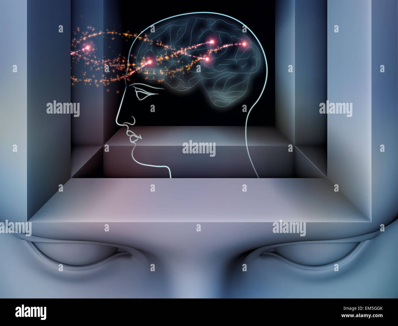 Inner Life of Mind Stock Photo - Alamy