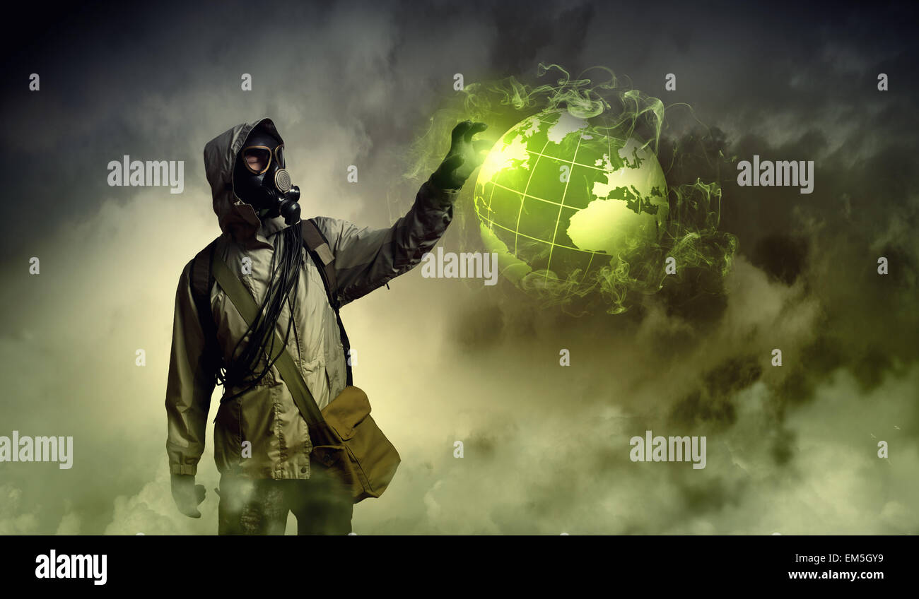 Stalker touching sign Stock Photo - Alamy