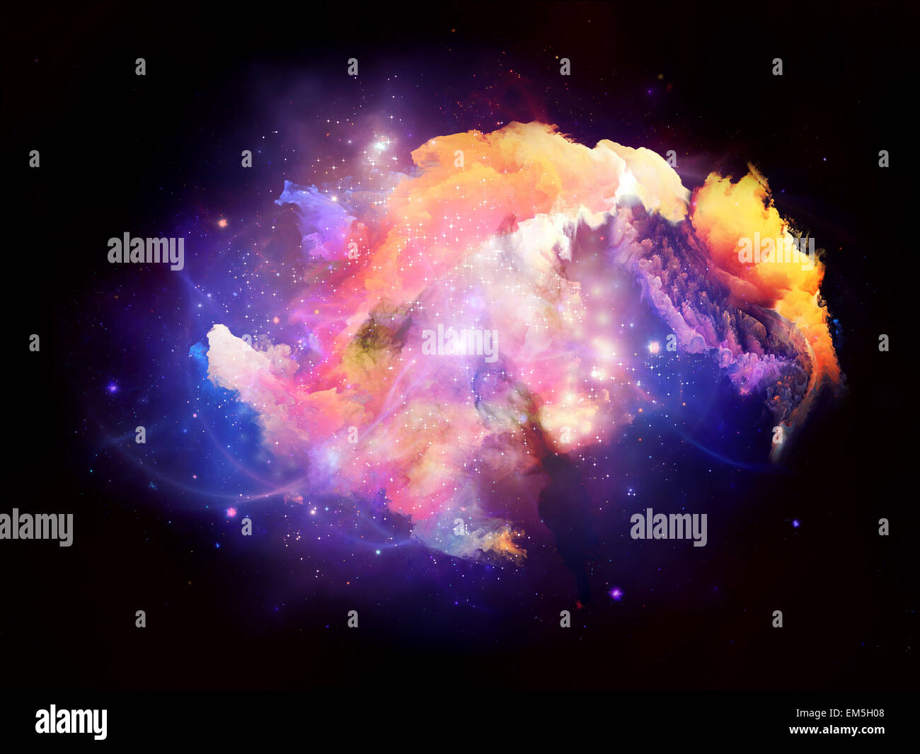 Petals of Design Nebulae Stock Photo - Alamy