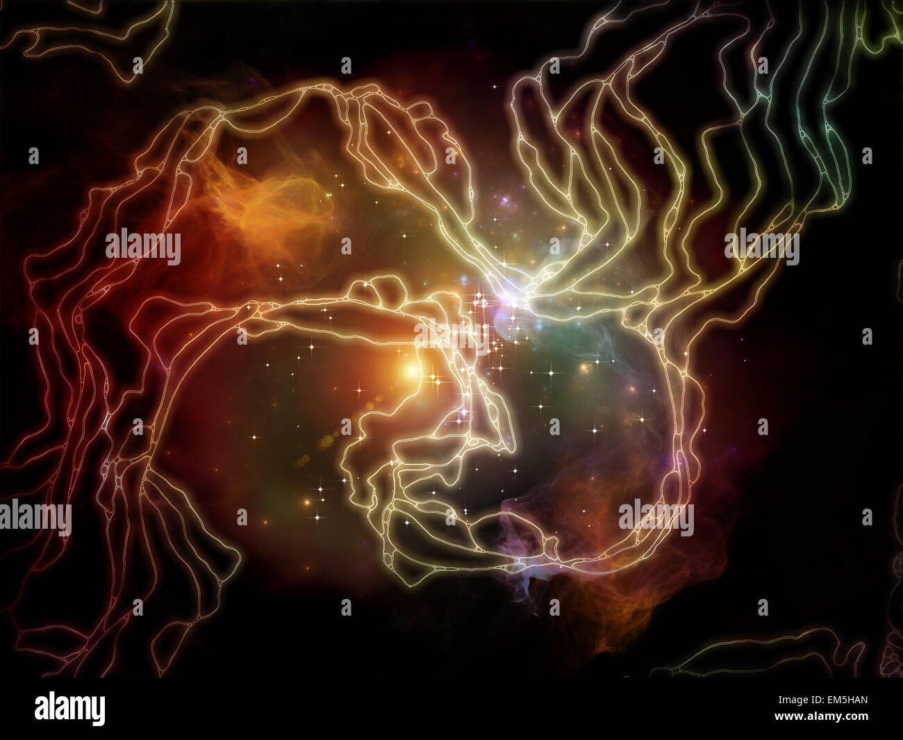 Unfolding of Space Division Stock Photo - Alamy