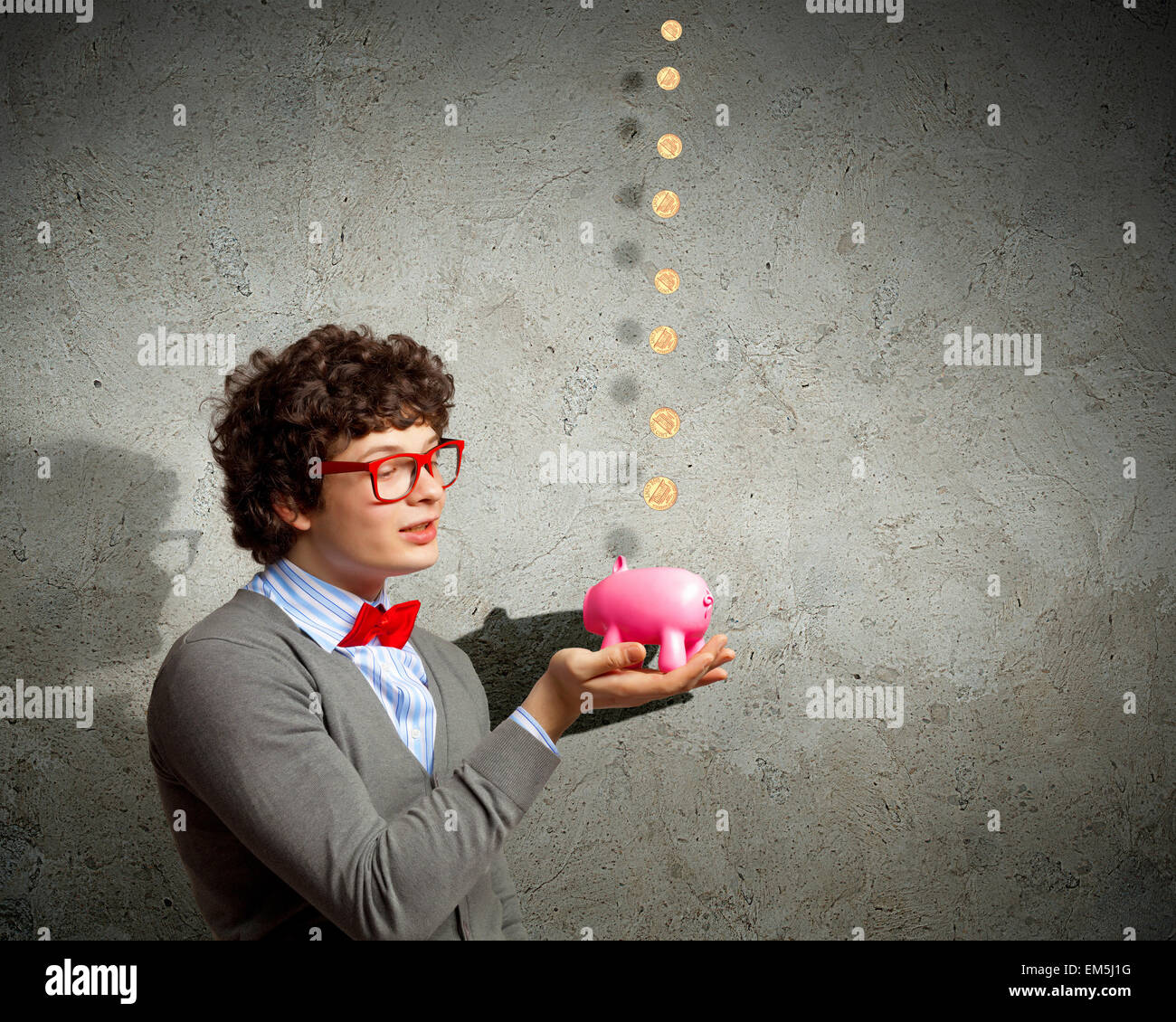 Businessman in box concept image hi-res stock photography and images ...