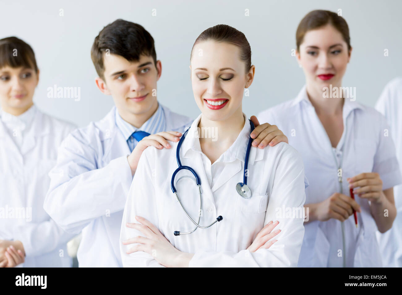 Successful female doctor Stock Photo - Alamy