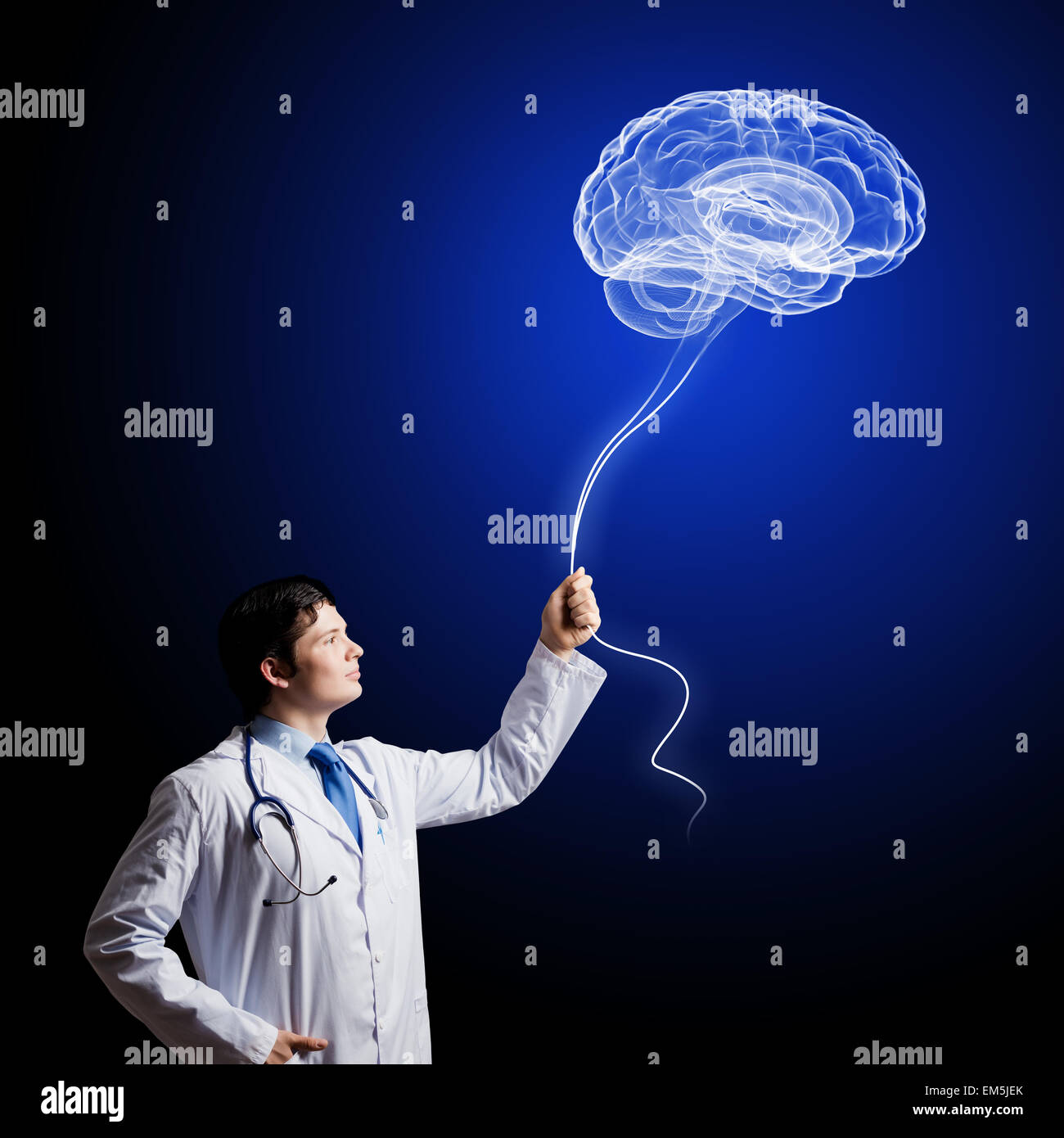 Male doctor neurologist Stock Photo - Alamy