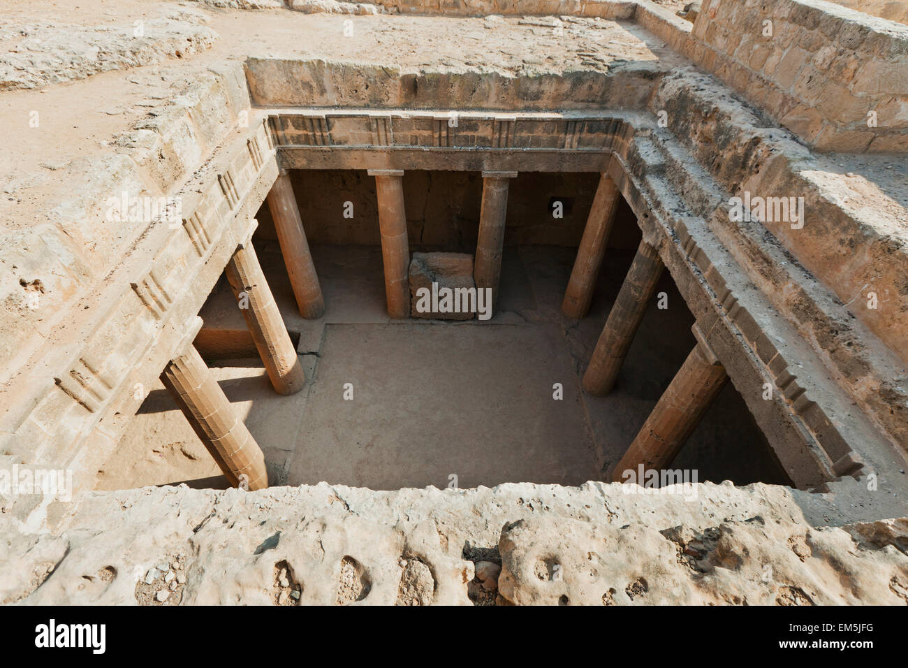 Cyprus, Paphos, Tomb of Kings Stock Photo - Alamy