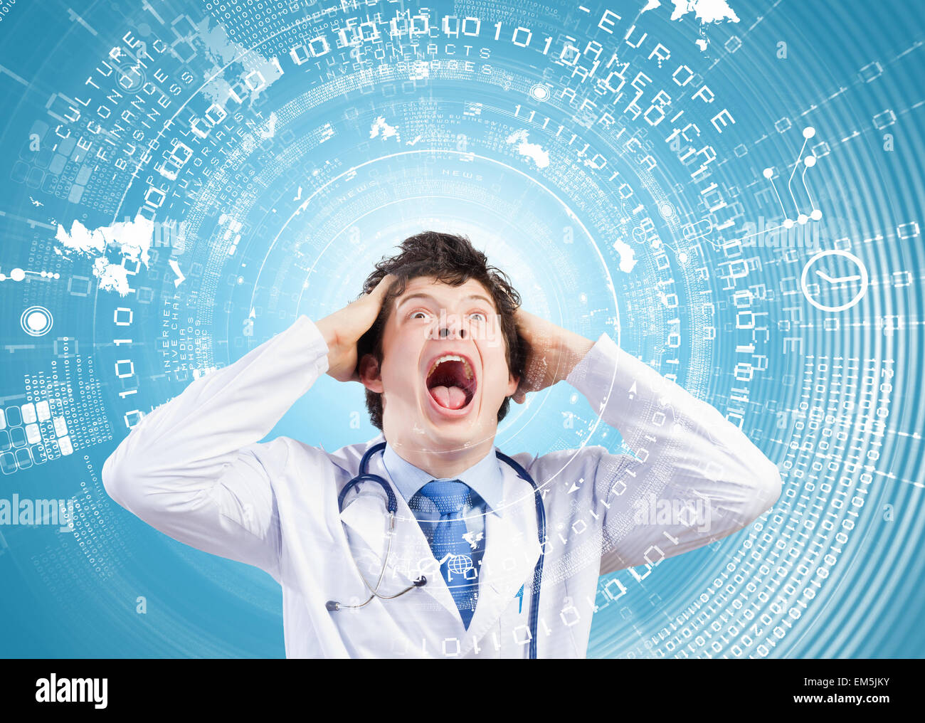 Mad doctor hi-res stock photography and images - Alamy