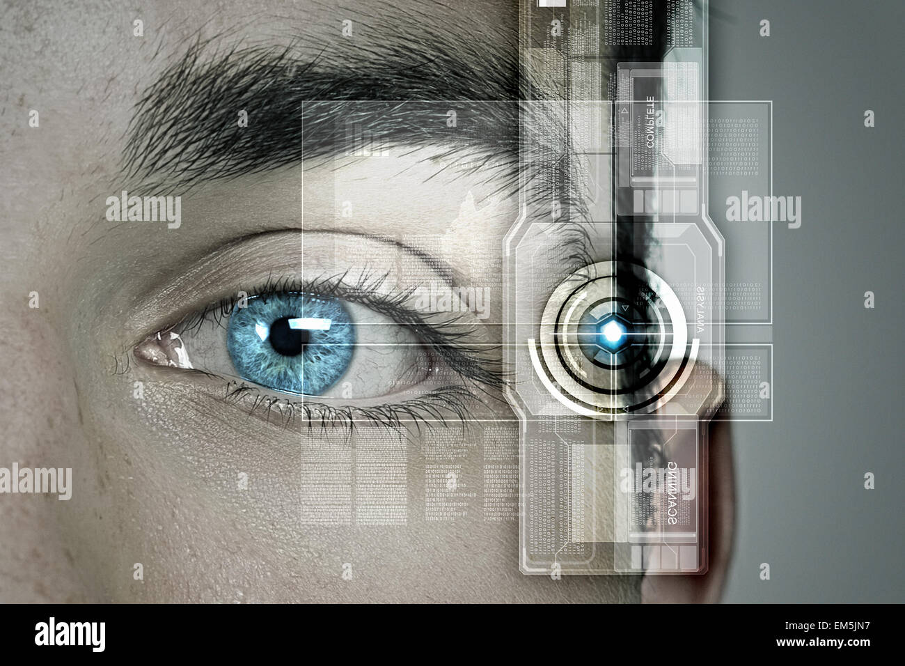 Identification of eye Stock Photo - Alamy