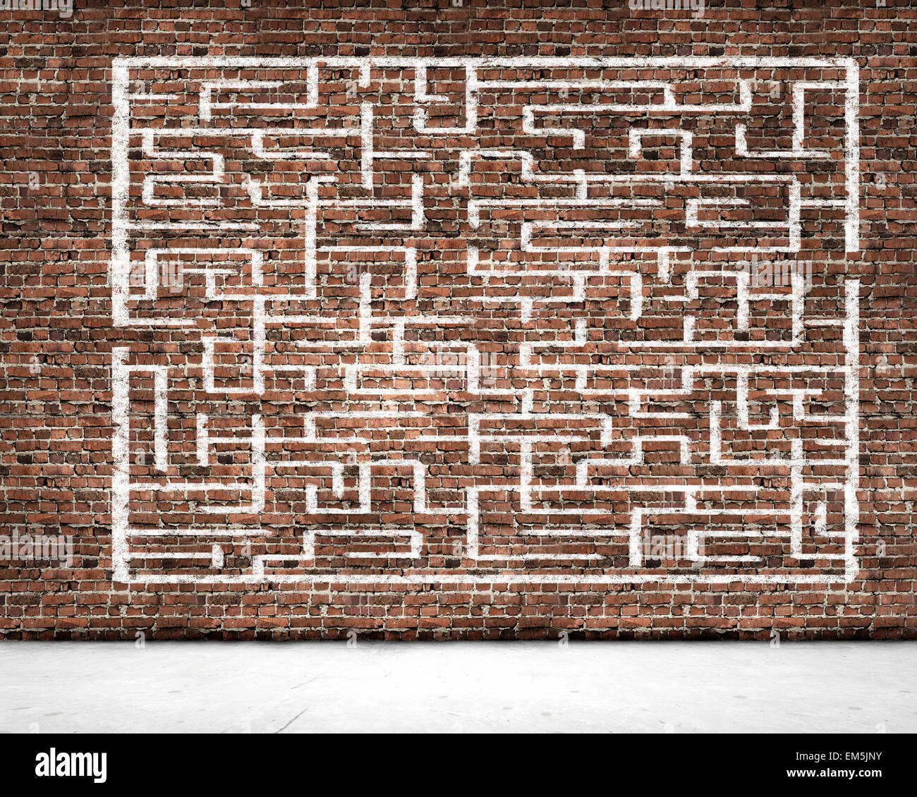 Complicated maze path hi-res stock photography and images - Alamy