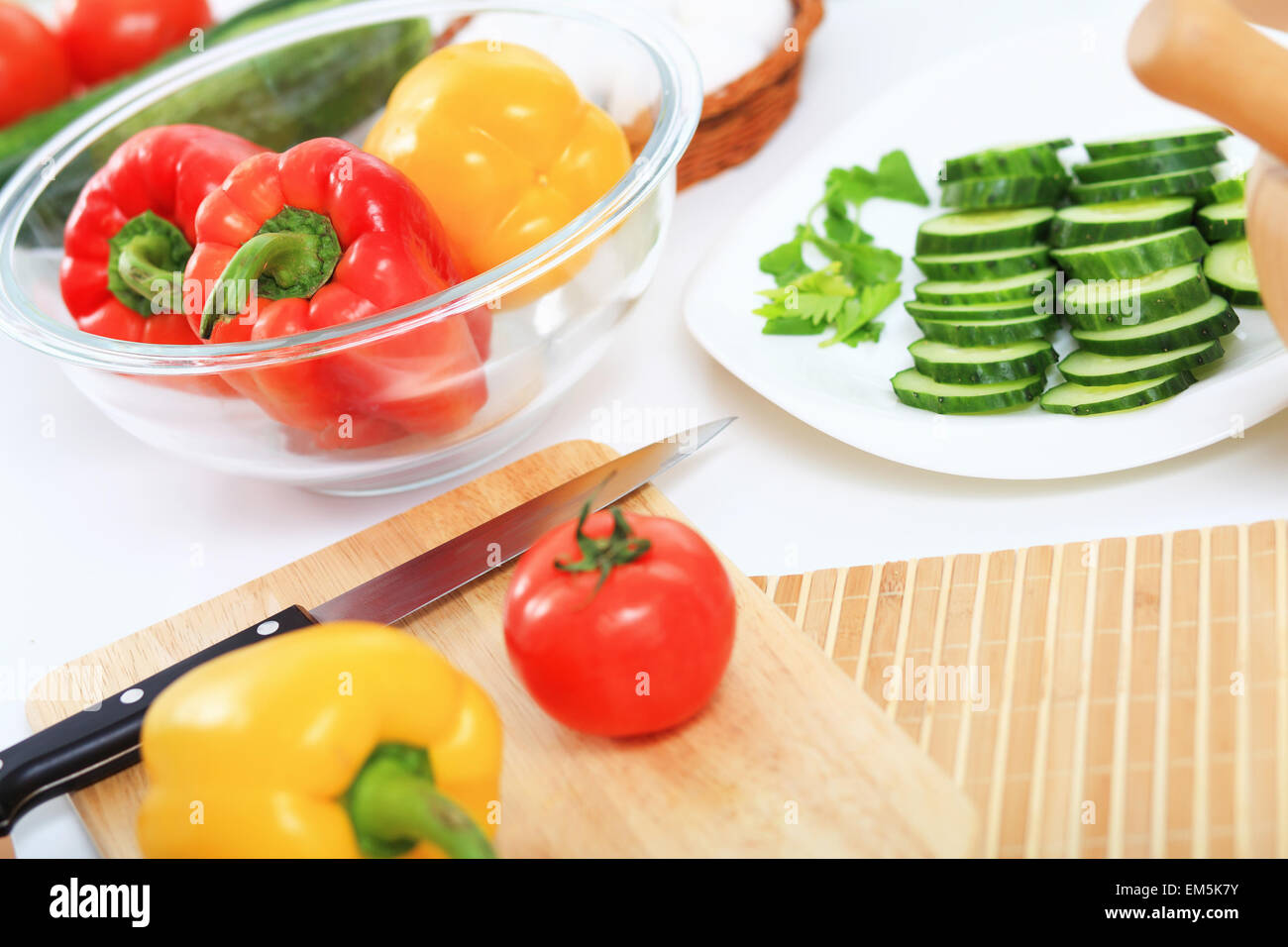Fresh healthy food Stock Photo - Alamy