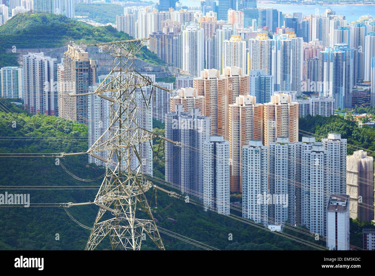 Powerline aerial hi-res stock photography and images - Alamy