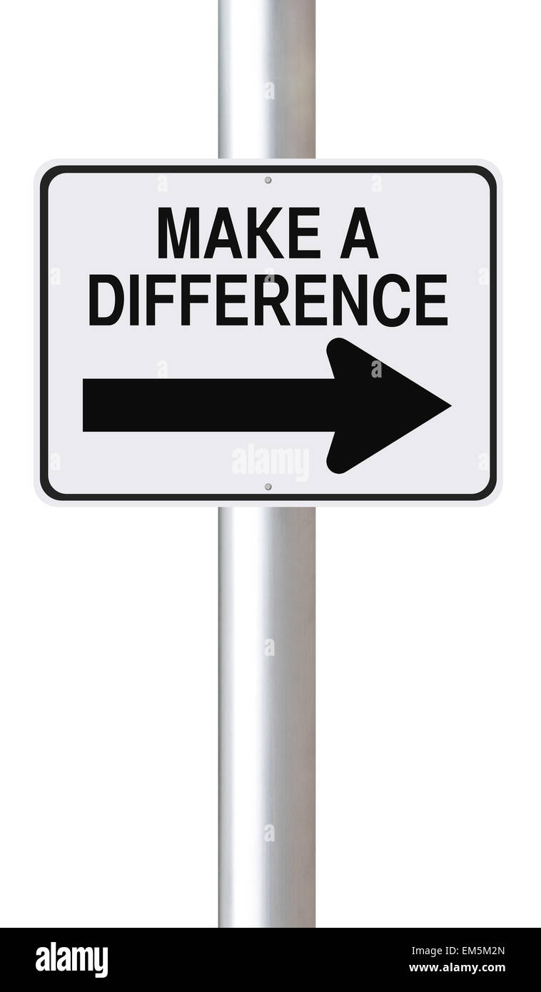 Make A Difference Stock Photo - Alamy