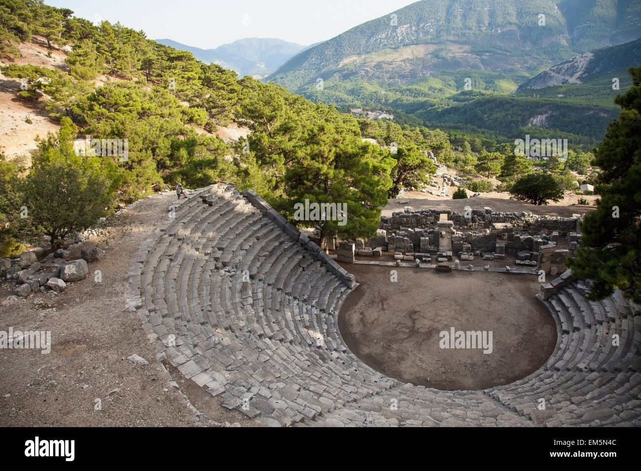 Turkey, Ancient Greek amphitheatre; Arycanda Stock Photo - Alamy
