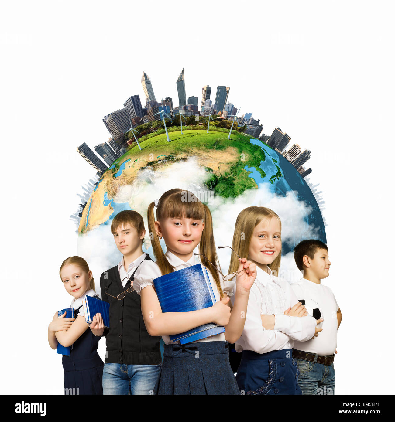 Group of kids Stock Photo - Alamy