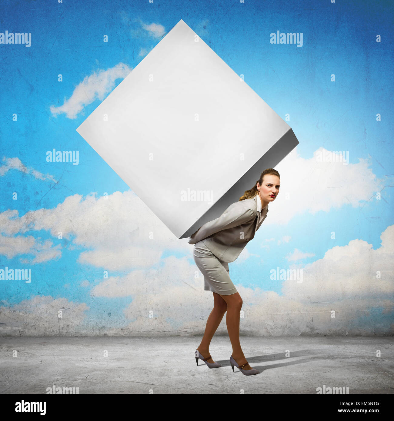 Businesswoman carrying hi-res stock photography and images - Alamy
