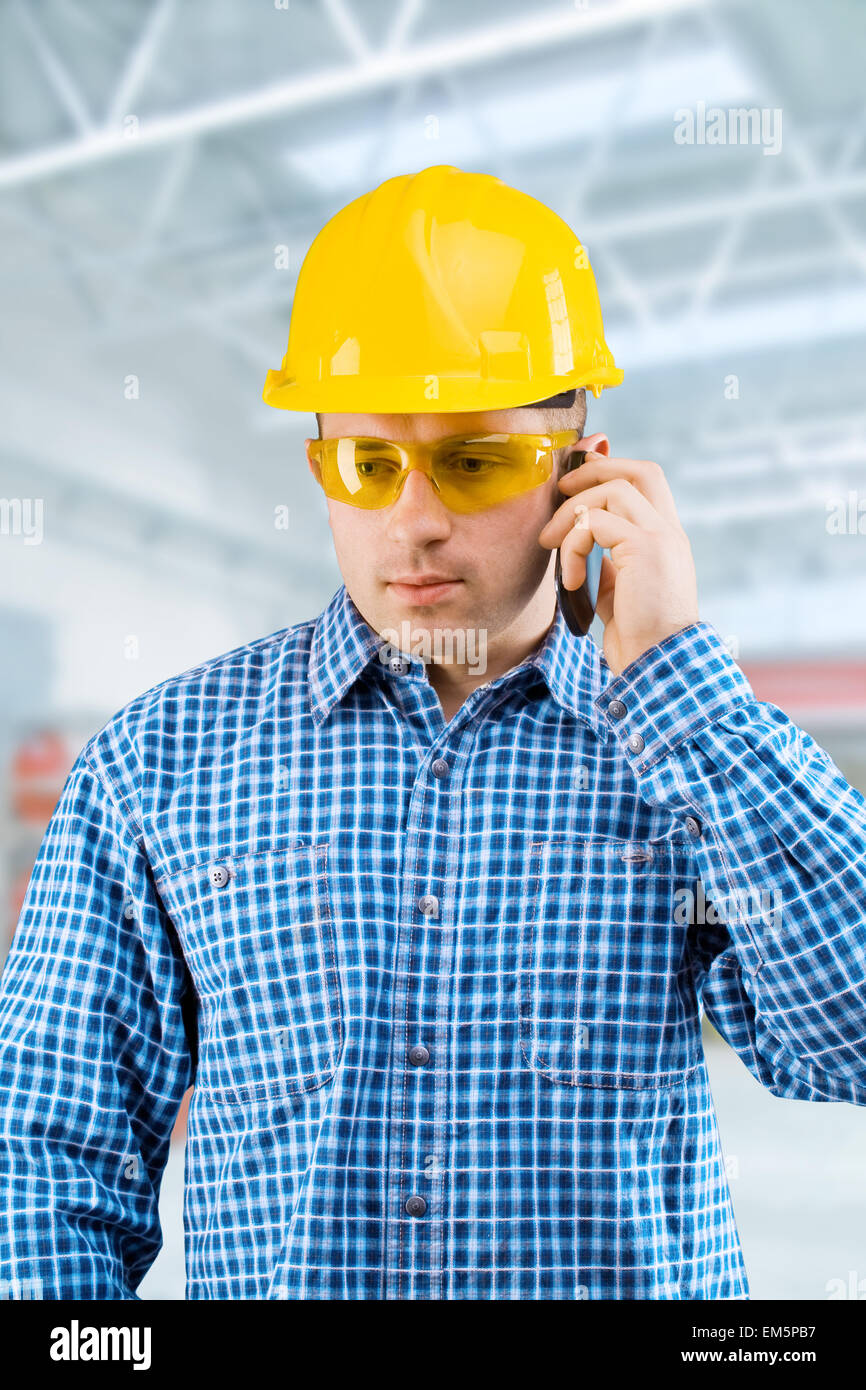 portrait of the worker Stock Photo - Alamy